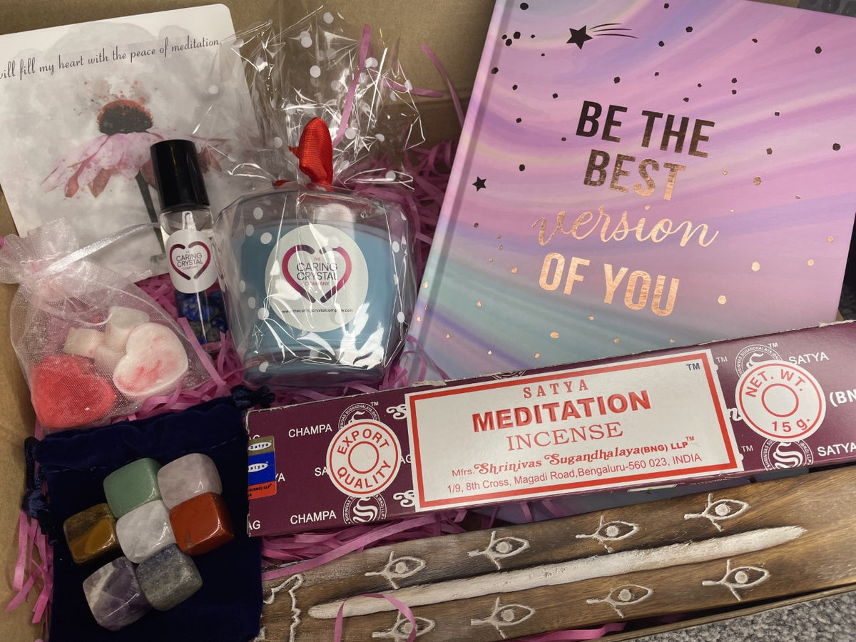 Meditation Package (well-being kit) – The Caring Crystal Company